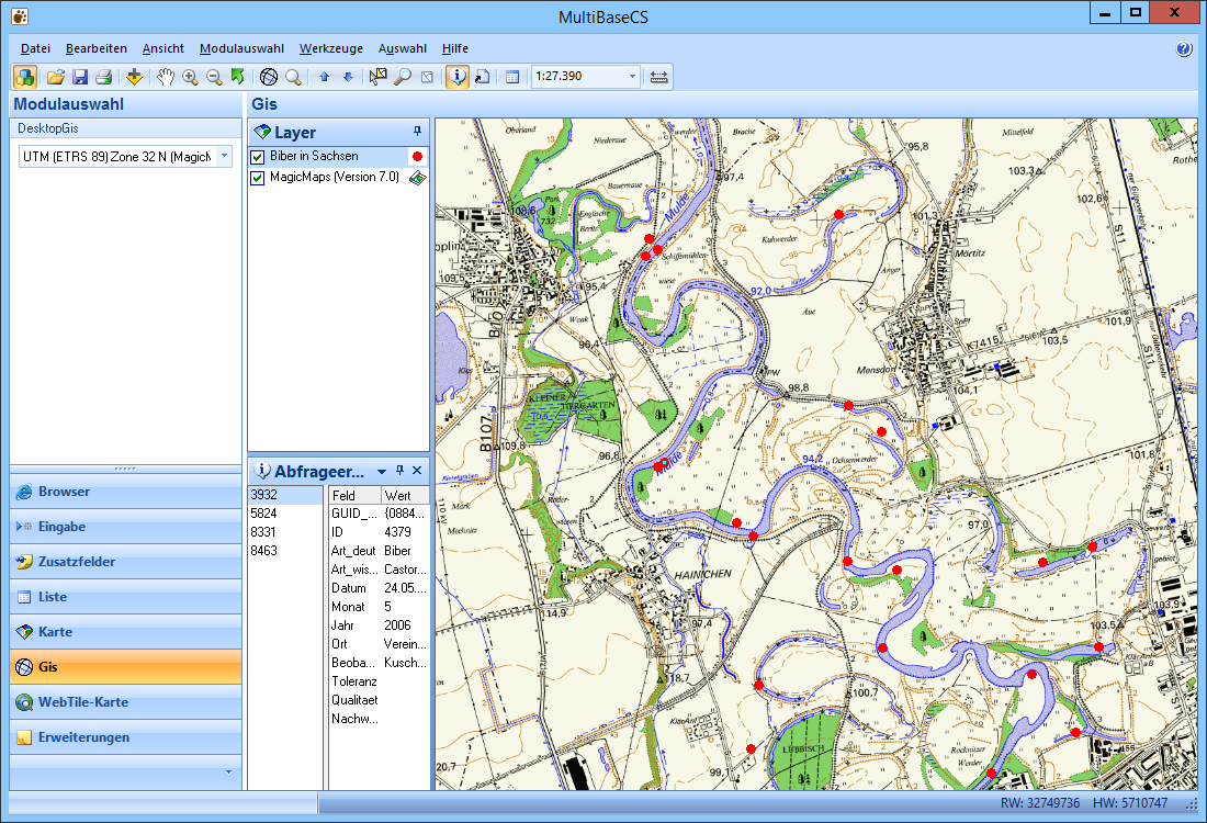 DesktopGis – MultiBaseCS